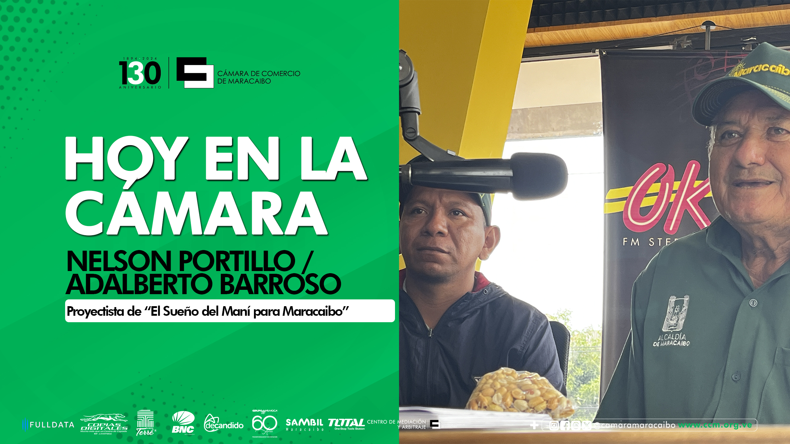 📻🎙️ #HOYENLACÁMARA | NELSON PORTILLO Y ADALBERTO BARROSO - PROYECTISTA DE "EL SUEÑO DEL MANÍ ...