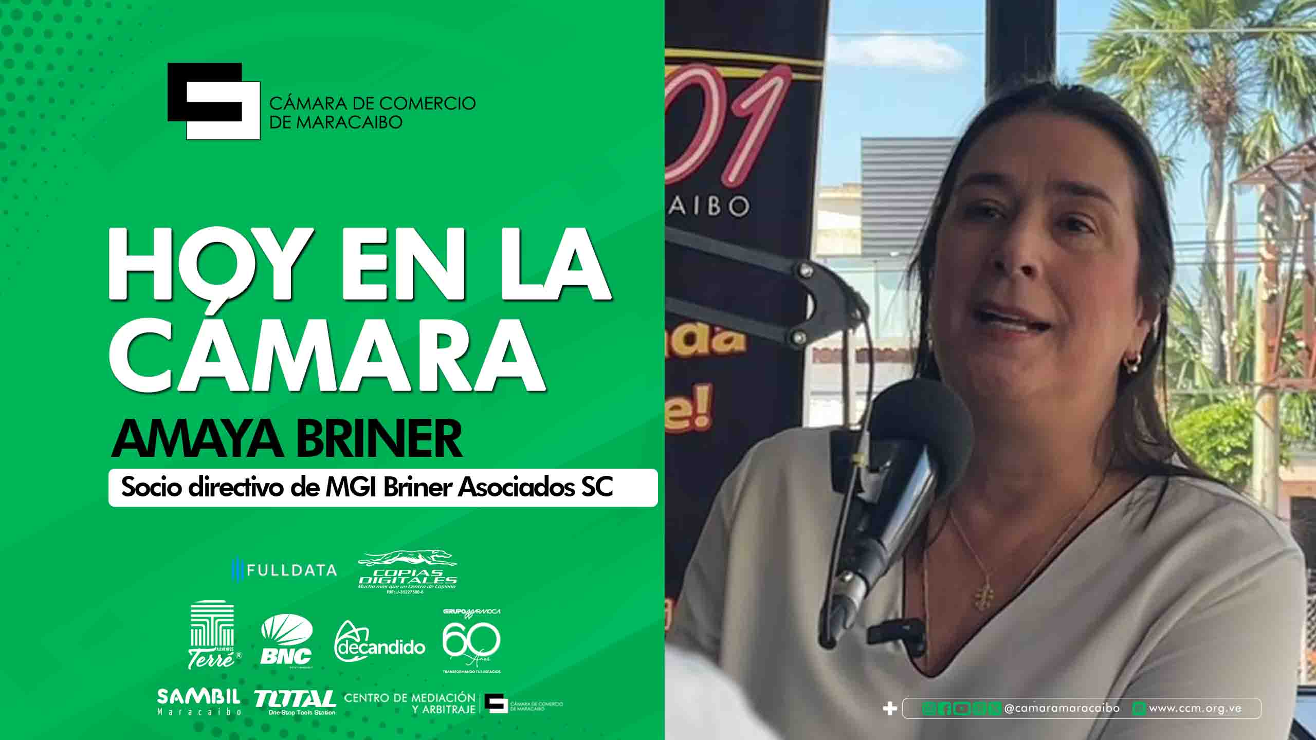📻🎙️ #HOYENLACÁMARA | ENTREVISTA CON AMAYA BRINER - SOCIO DIRECTIVO DE ...