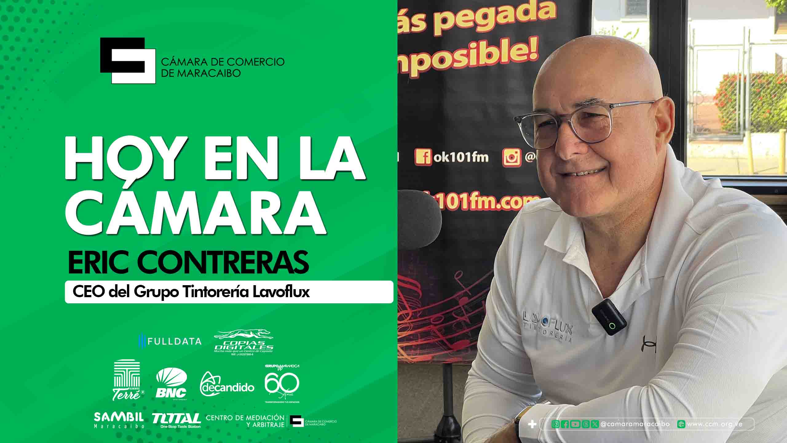 📻🎙 #HOYENLACÁMARA | ENTREVISTA CON ERIC CONTRERAS - CEO DEL GRUPO ...
