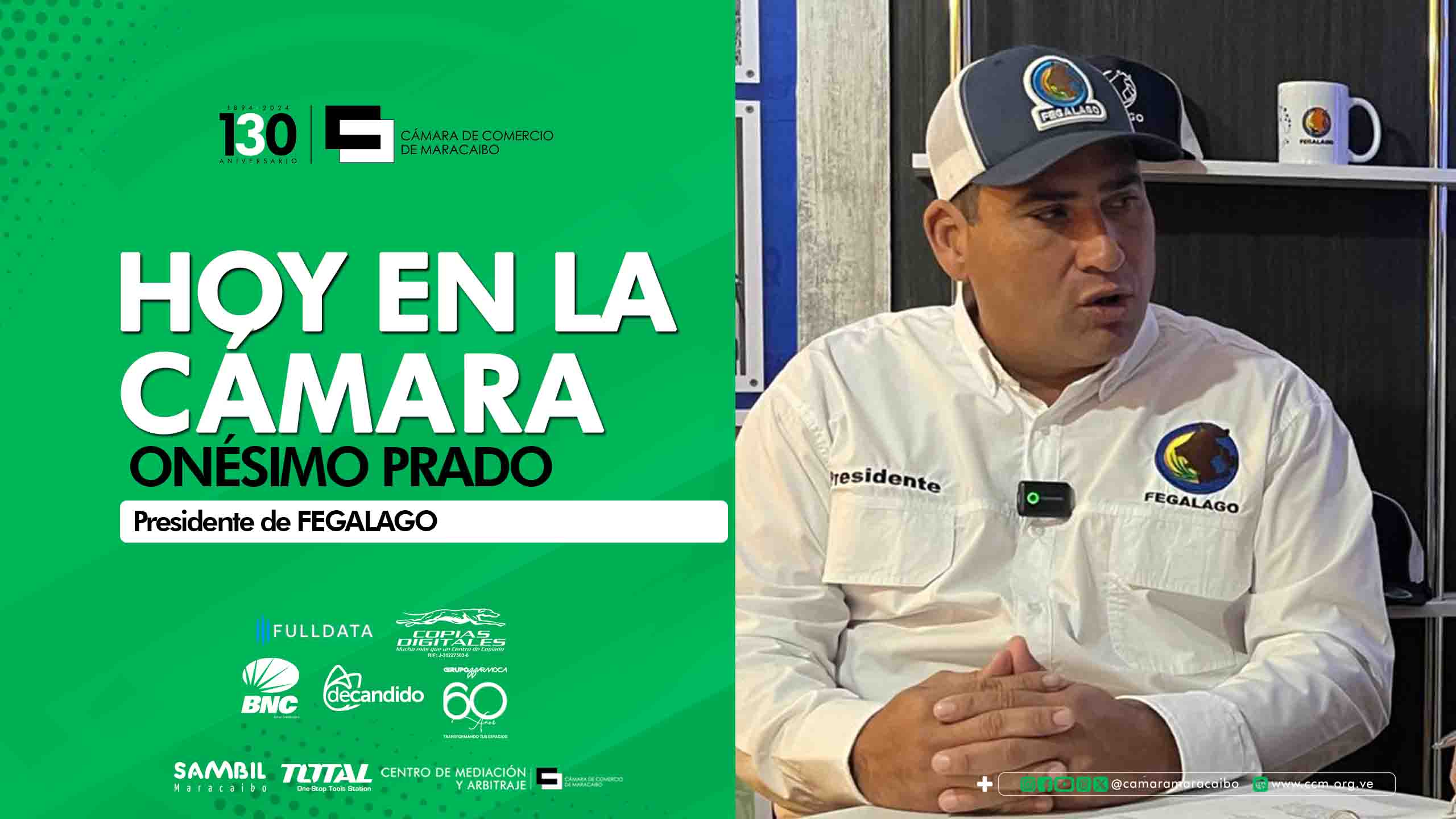 📻🎙️ #HOYENLACÁMARA | ENTREVISTA CON ONÉSIMO PRADO - PRESIDENTE DE ...
